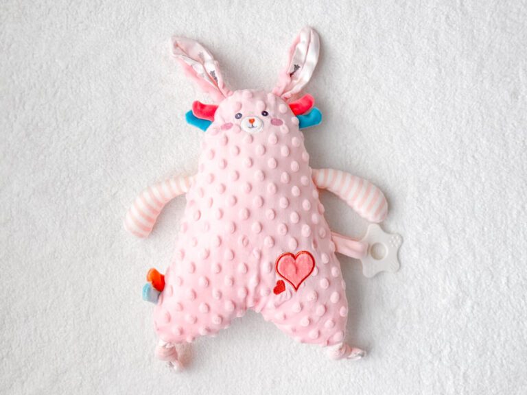Cute Snuggle Pinky Puff Bunny Plush Toy | Blissbies