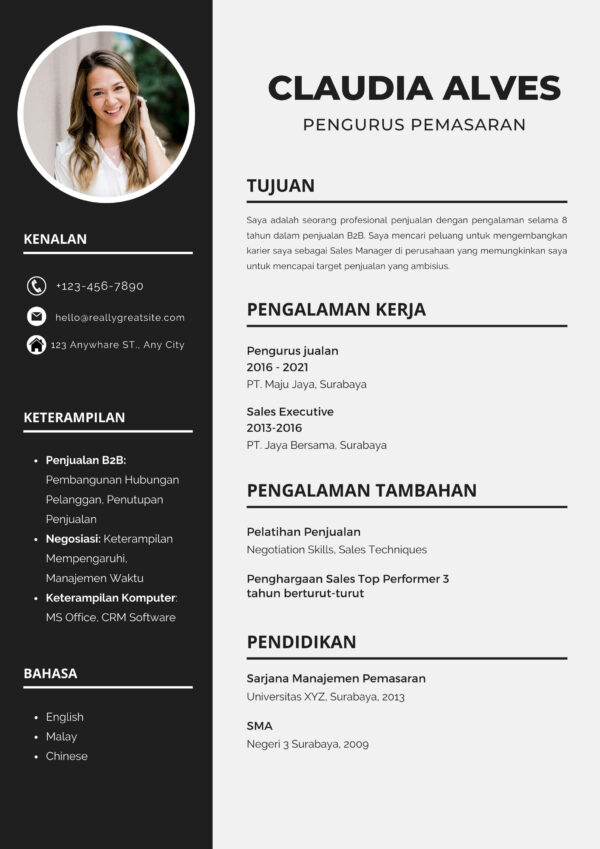Contoh Resume Terbaik: Panduan & Contoh Efekti | Blissbies