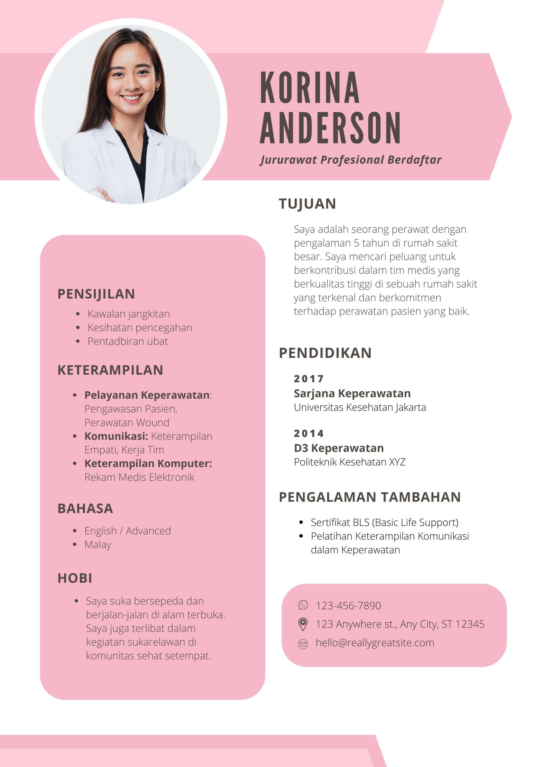 Contoh Resume Terbaik: Panduan & Contoh Efekti | Blissbies