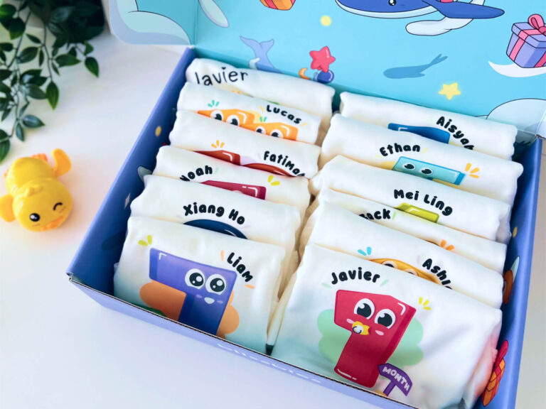 Baby 12-Month Milestone Rompers [5 Design Options & Customisable with ...
