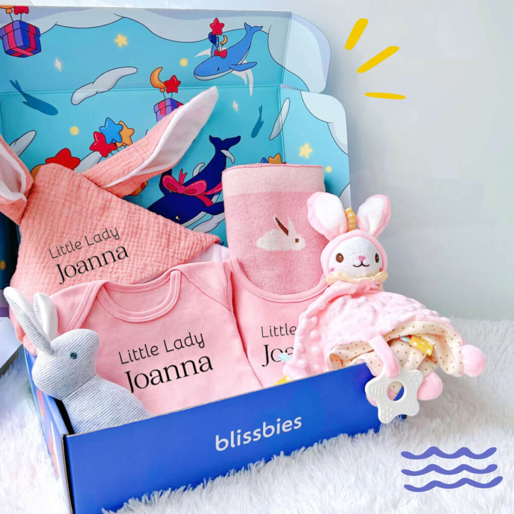 Personalised Newborn Baby Gift Sets in Singapore | Blissbies