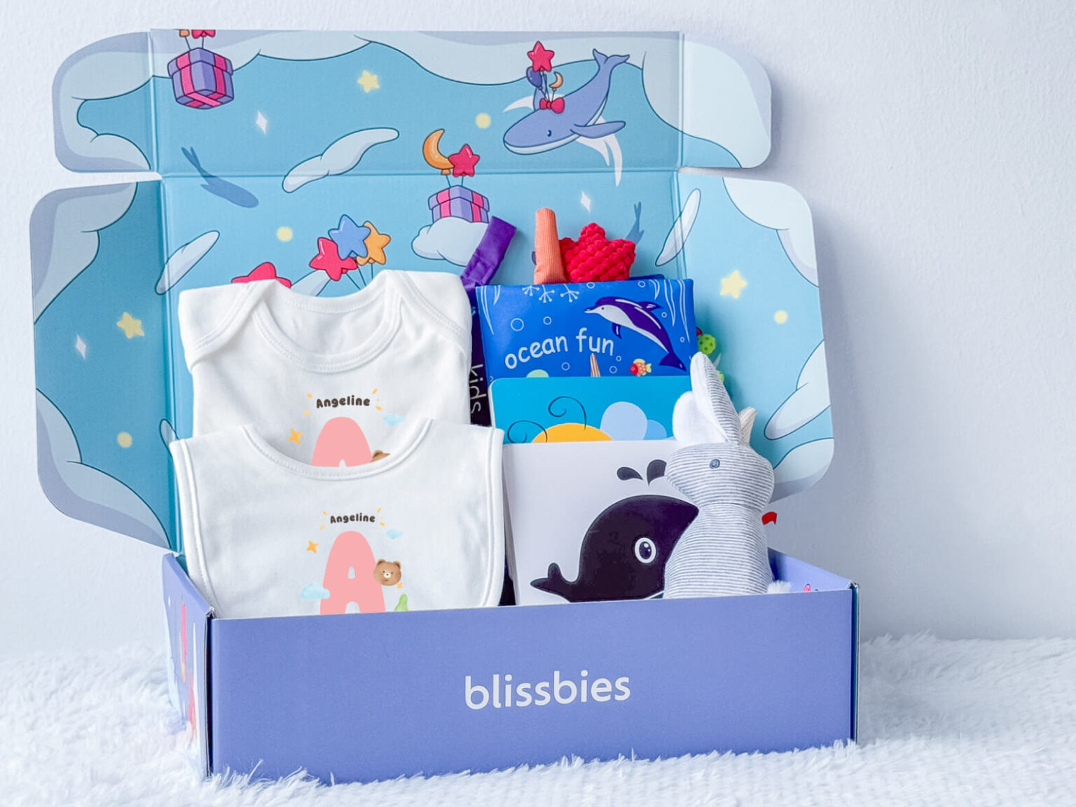 Baby Romper & Bib Delight Set - Blissbies SG